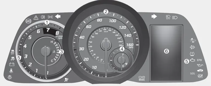 Hyundai Elantra (CN7) - Instrument Cluster