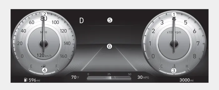 Hyundai Elantra (CN7) - Instrument Cluster
